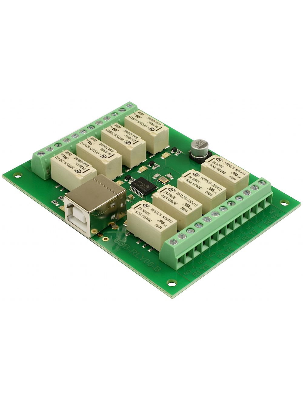 USB-RLY08B - 8 channel USB relay