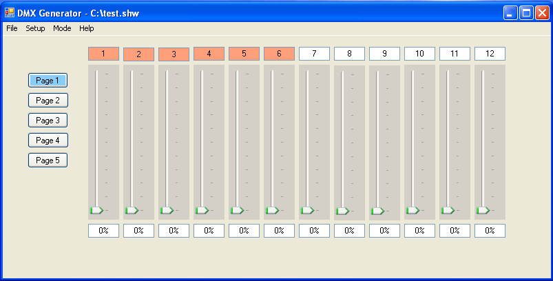 DMX Generator manual
